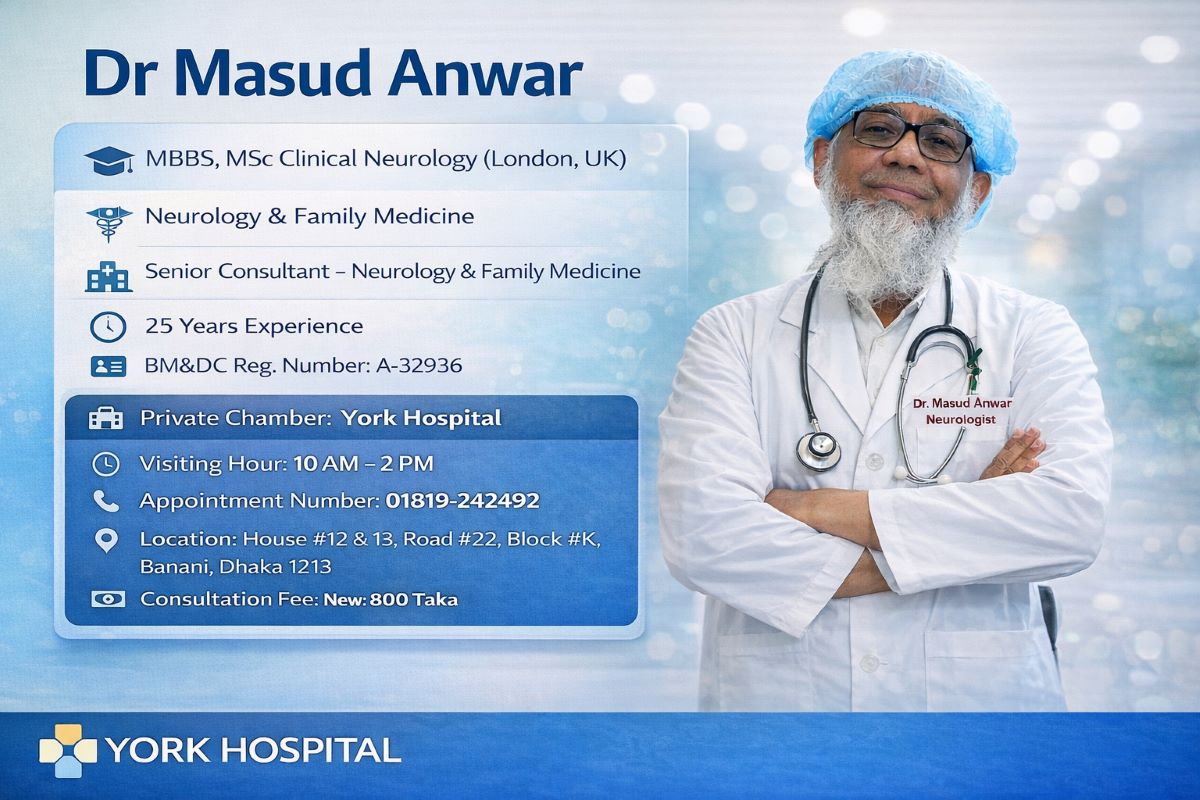 Dr Masud Anwar – Neurologist in Banani, Dhaka
